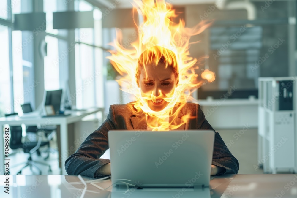 On Fire with Ideas, The office was ablaze with creativity, every ...