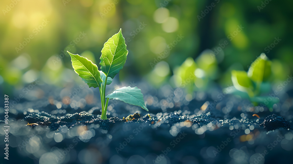 Illustration of plant growth stages from seed to mature plant ...