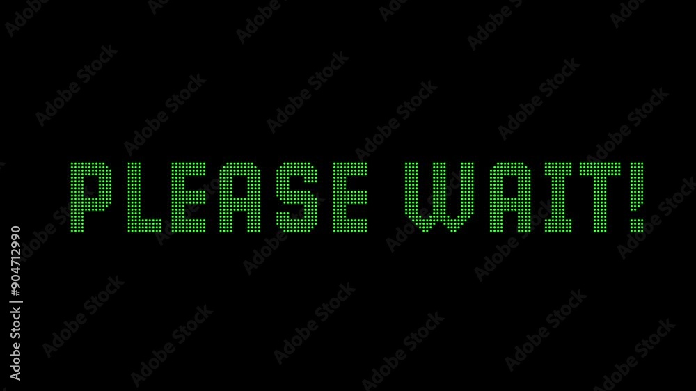 Please Alert Signal Animated Video - High-Definition Visualization of ...