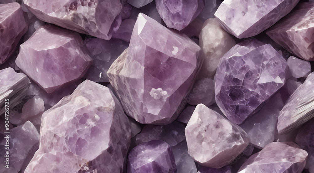 an illustration of lepidolite with its characteristic mica flakes and ...