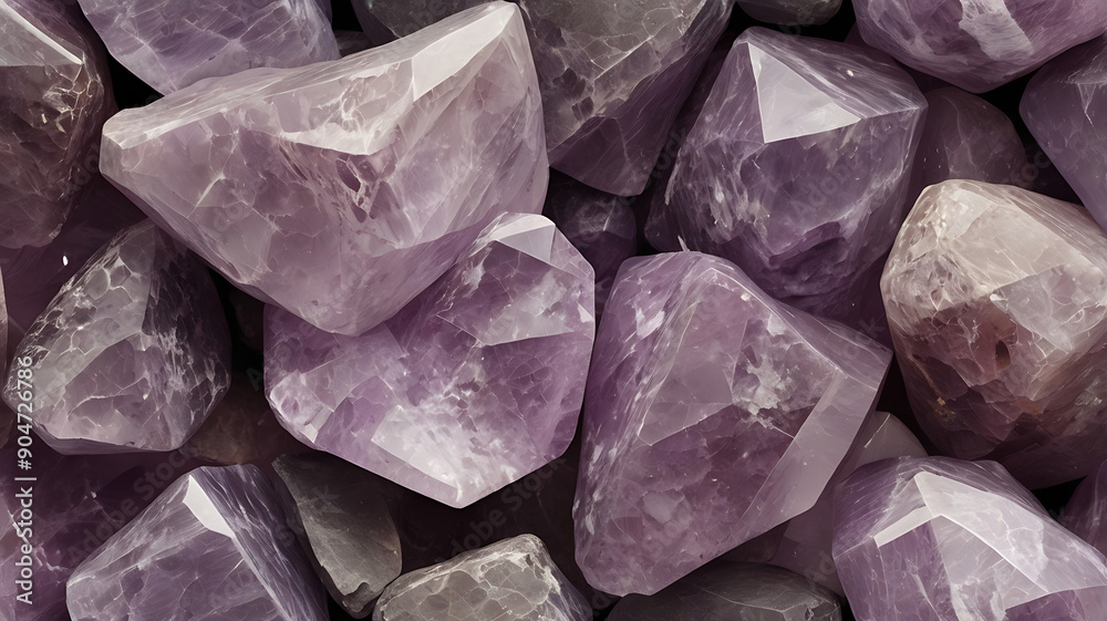 an illustration of lepidolite with its characteristic mica flakes and ...