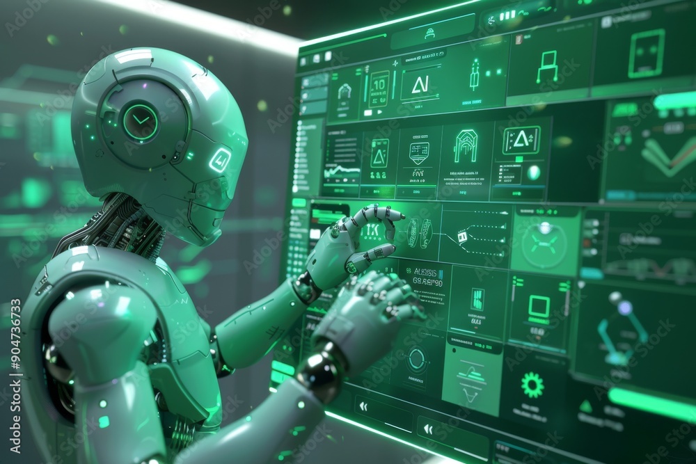 AI neural network diagram illustrates complex data pathways and machine ...