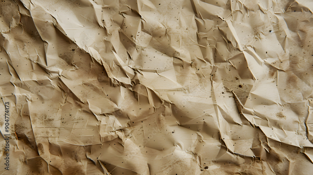 Vintage Old Paper Texture with Creases and Aging Patterns for Nostalgic ...