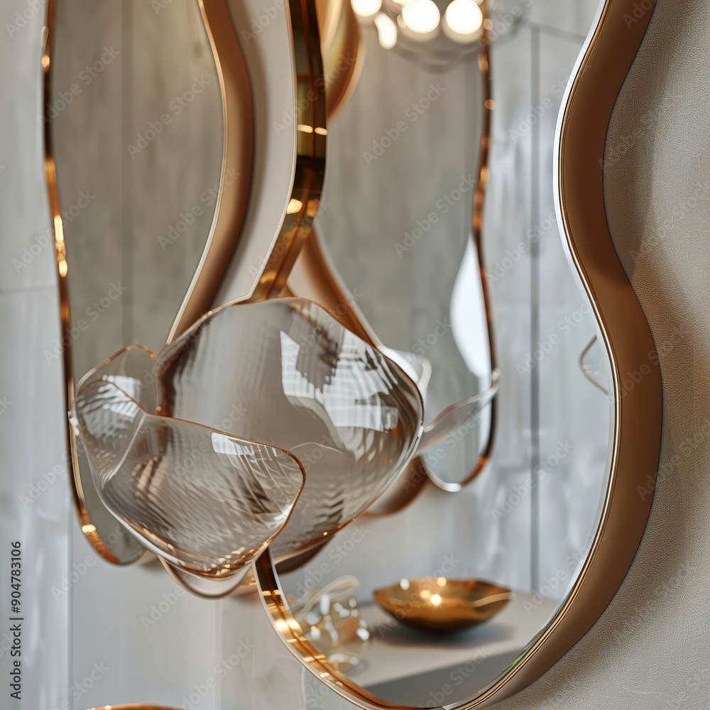 Imagine a series of innovative mirrors that offer a unique side view ...