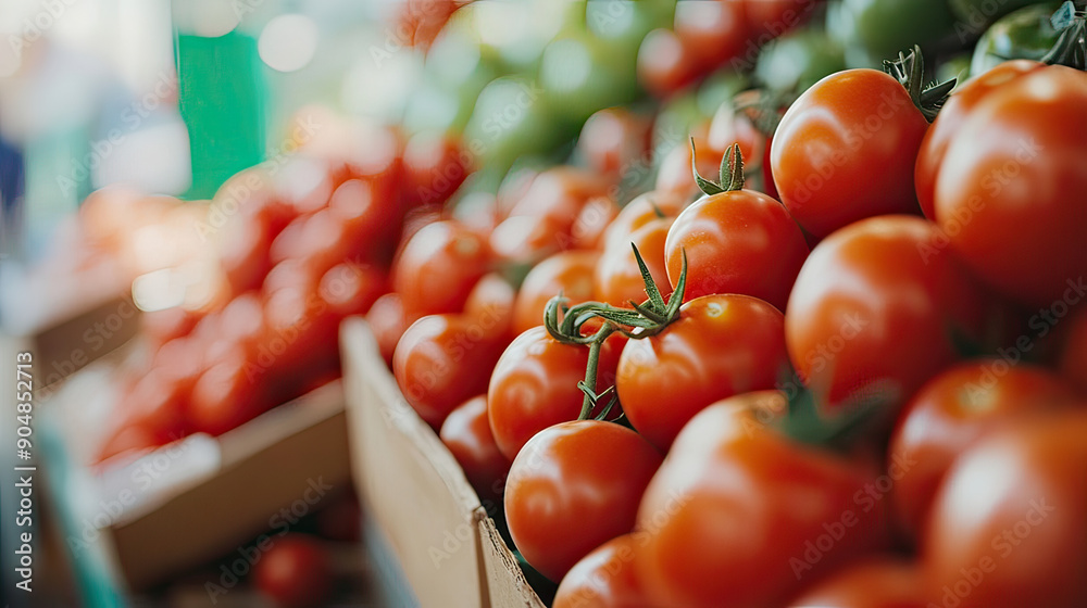tomatoes in market The cherry tomato is a type of small round tomato ...