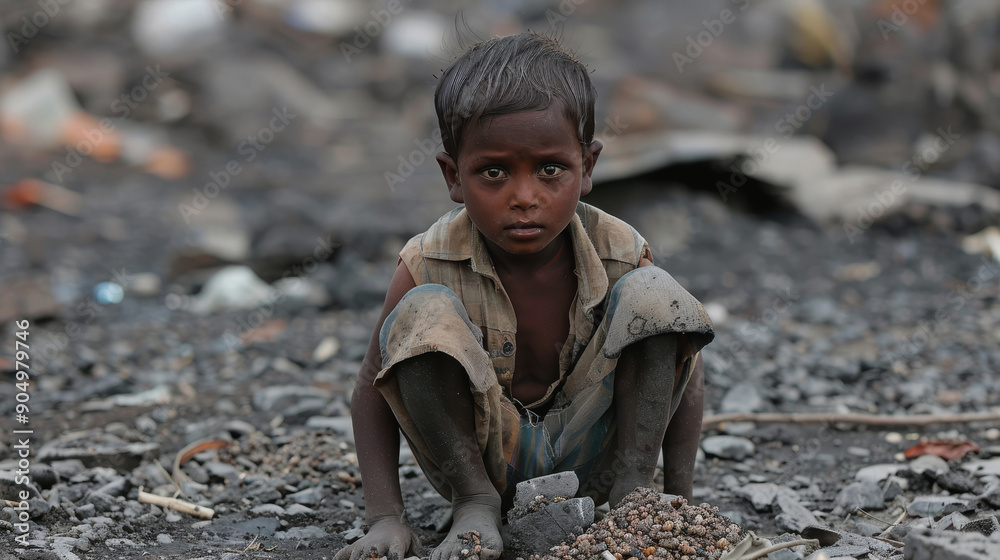 starving children. people are suffering from hunger. poor countries ...