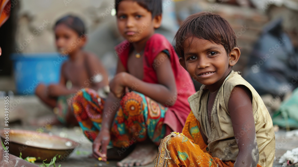 starving children. people are suffering from hunger. poor countries ...