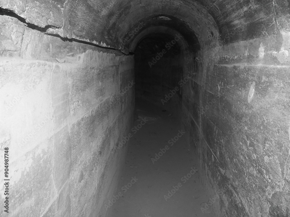 Spanish Civil War bunker made of reinforced concrete, fortification ...