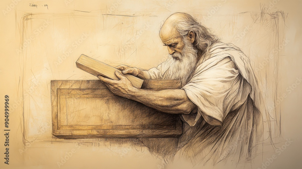 The Ten Commandments,Moses Placing Tablets Inside Ark of the Covenant ... The Ten Commandments,Moses Placing Tablets Inside Ark of the Covenant ...