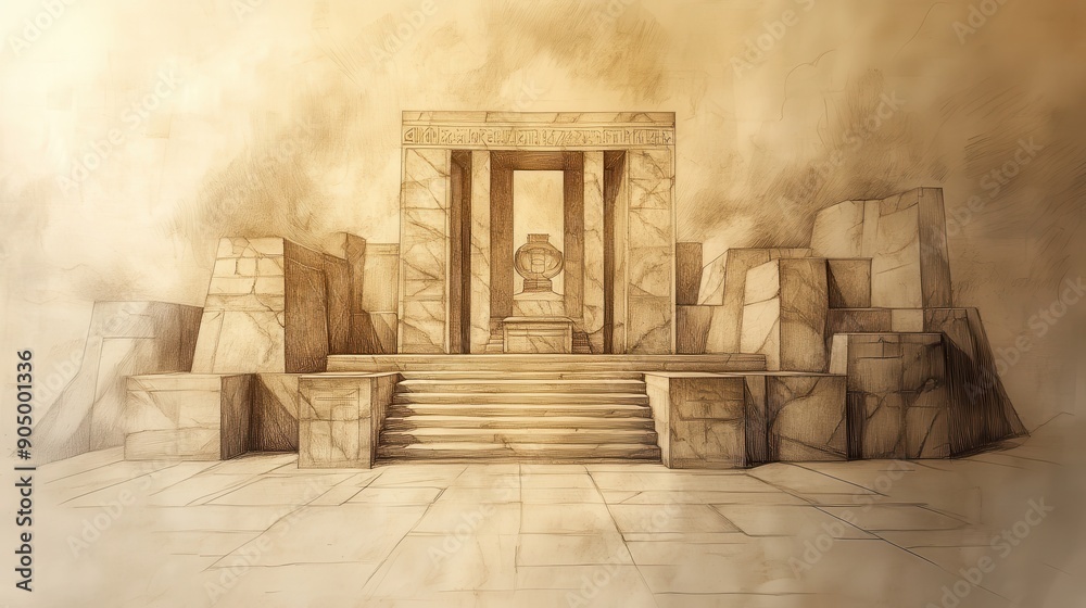 The Altar of Burnt Offering,Completed Altar of Burnt Offering in ...