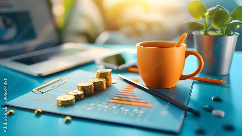 Top View of Modern Monochromatic Expense Structure in Profit and Loss ...