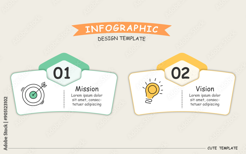 Comparison Infographic Design Template, Comparison between companies ...