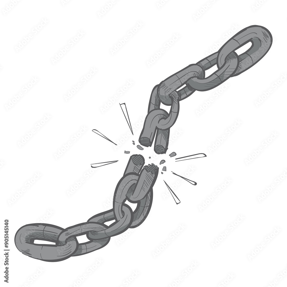 Png Breaking chain illustration element, transparent background Stock ...
