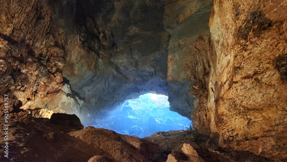 The cave called "Cennet" in the west end of a sinkholes Heaven and Hell ...