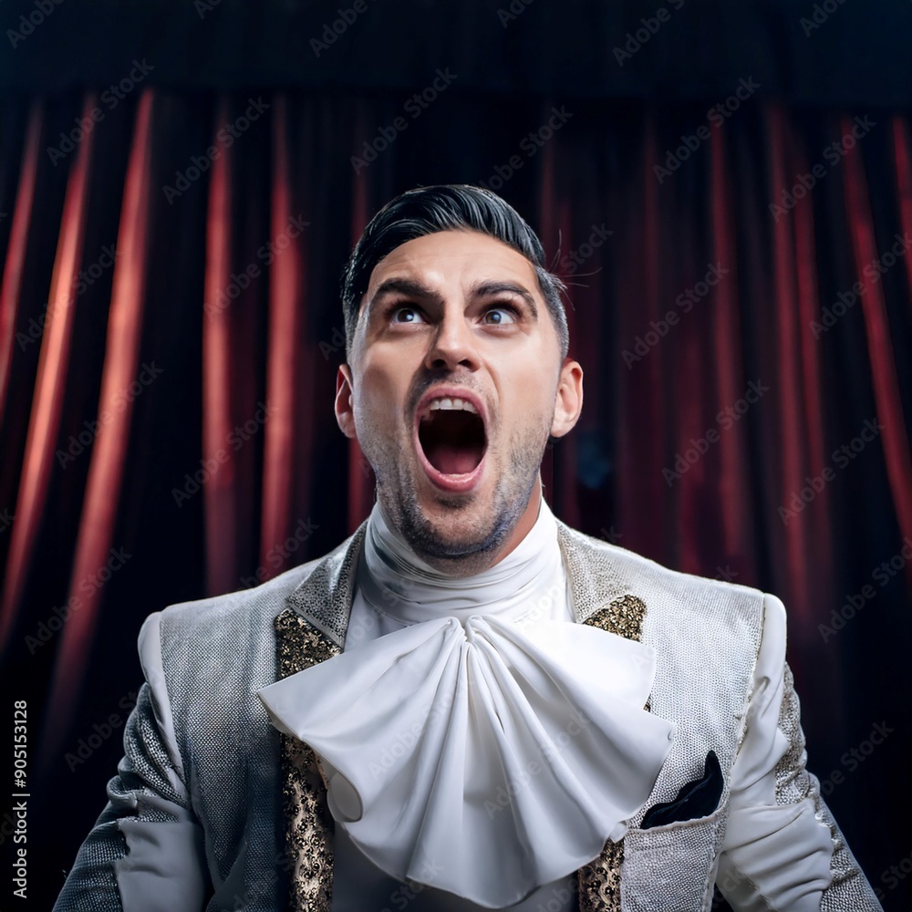 Acting and performance, featuring symbols like a theater stage, actors ...