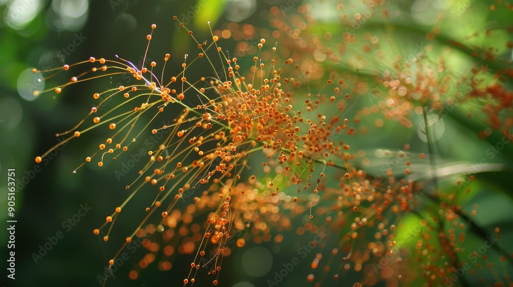 Dodder plants or tali putri in indonesian have thin thread like stems ...