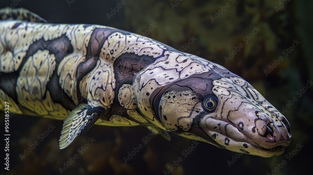 Marbled lungfish Latin Protopterus aethiopicus It is a genus of lobe ...