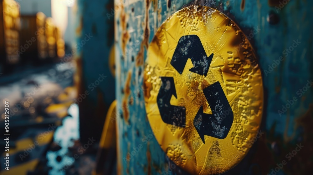 Radioactive toxic bio hazard signs Warning danger or poison symbol for ...