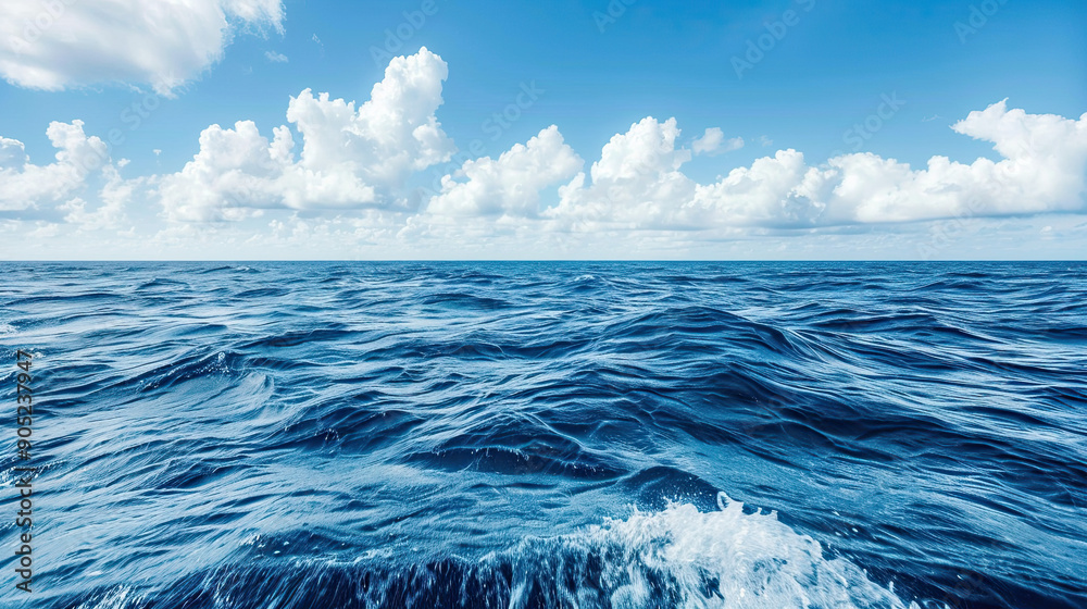 Ocean Water Background with Foam, Ocean Water Splash, Dynamic Seaside ...