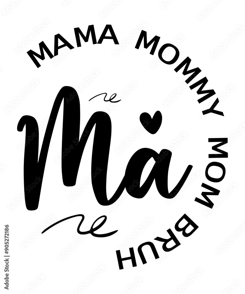 Mom Svg, Bundle Retro Mom Svg, Mama Svg, Boho Mama Svg, Groovy Svg ...