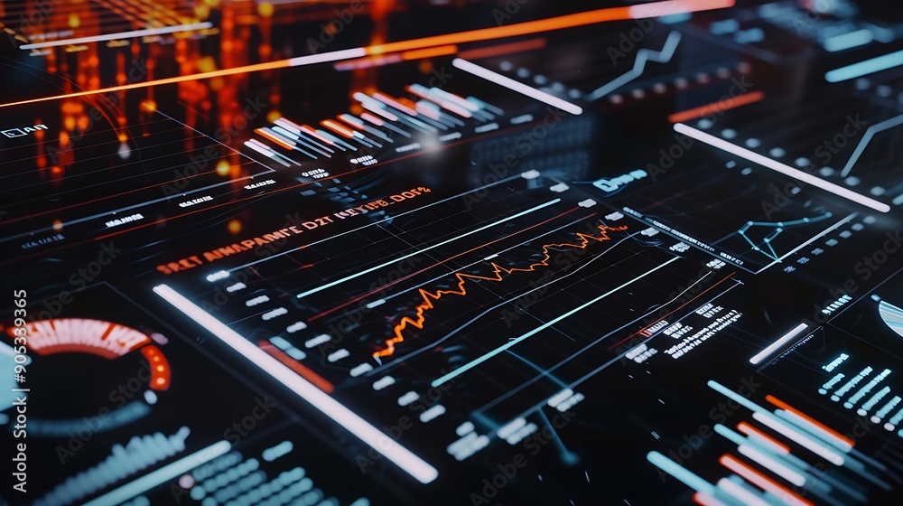 Data analytics automated with AI technology Big data business analytics ...