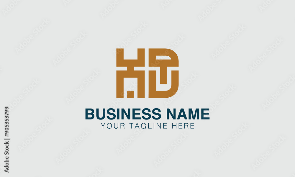 HD H hd initial logo | initial based abstract modern minimal creative ...