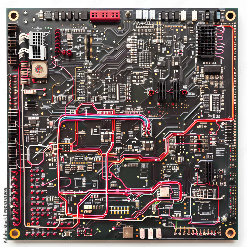 backside of big led screen monitor display. texture of back view panels. power input and output ...