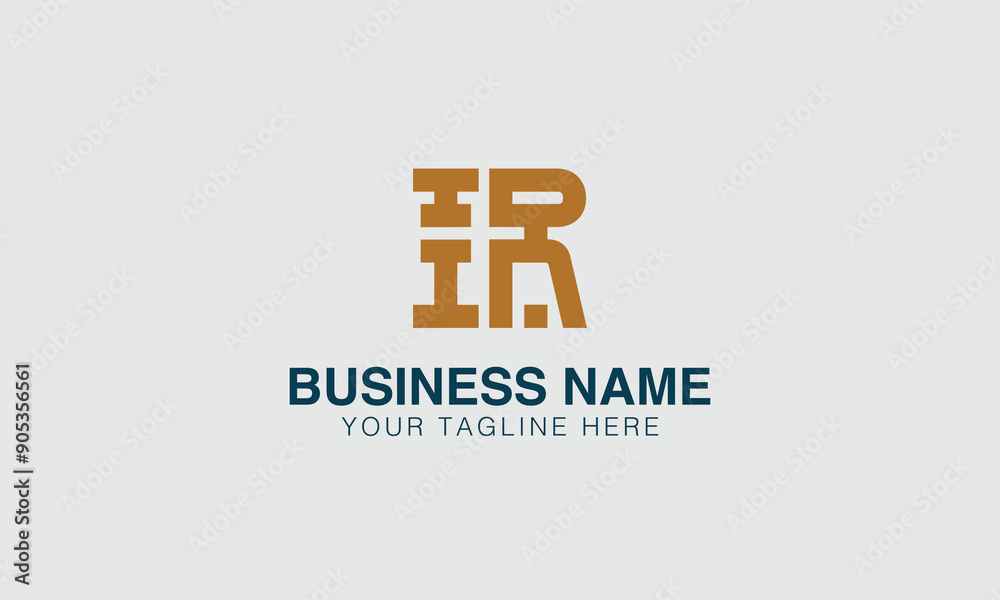 IR I ir initial logo | initial based abstract modern minimal creative ...