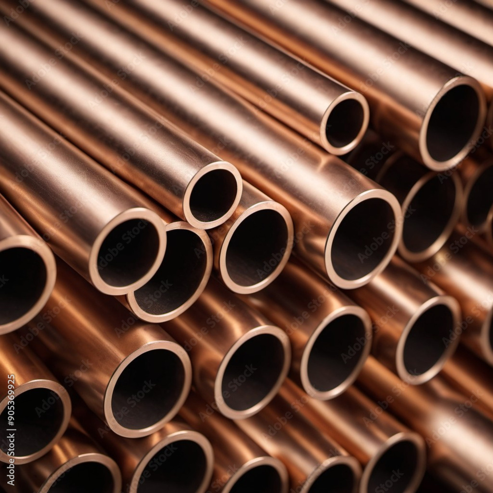 Copper bronze heat exchanger pipes. Heavy non-ferrous metallurgy ...