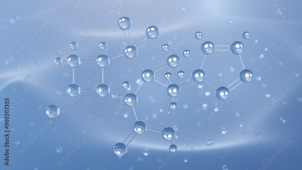 tazobactam molecular structure, 3d model molecule, beta-lactamase ...