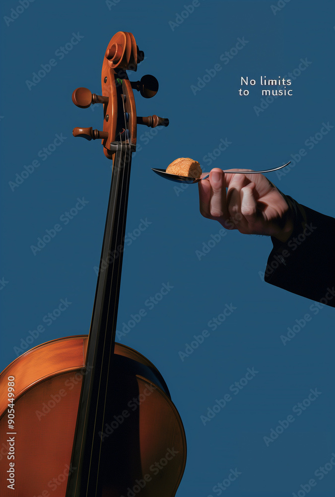 A poster for the movement, depicting an anthropomorphic violin with ...