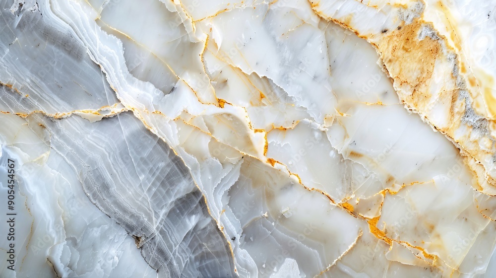Elegant white and gold stone texture. Striking stone surface with a ...