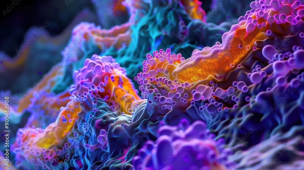 Illustrate the Golgi apparatus, capturing its structure and role in ...