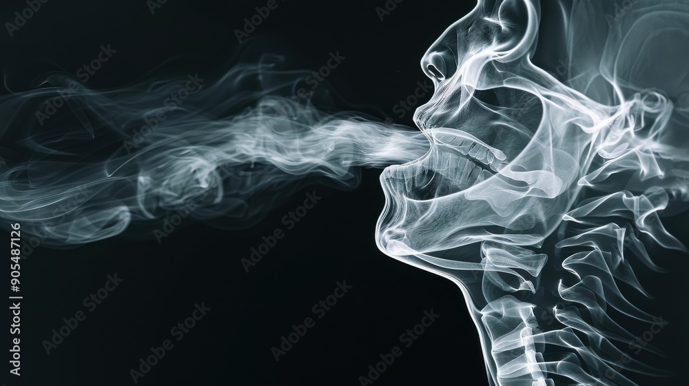 A fluoroscopy image showing the real-time movement of barium swallow ...