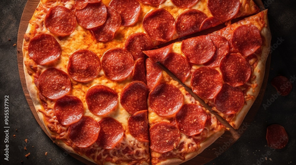 Delicious Pepperoni Pizza - Perfect for Marketing Campaigns and Food ...
