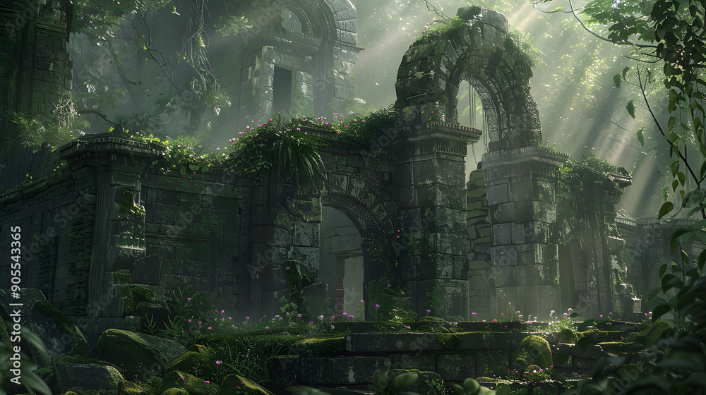 Enigmatic Overgrown Ruins: Nature's Reclamation of Forgotten ...