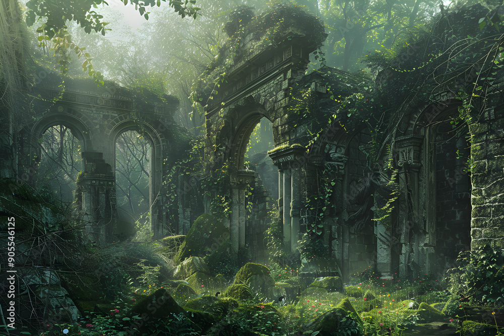 Enigmatic Overgrown Ruins: Nature's Reclamation of Forgotten ...