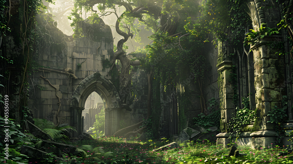 Enigmatic Overgrown Ruins: Nature's Reclamation of Forgotten ...