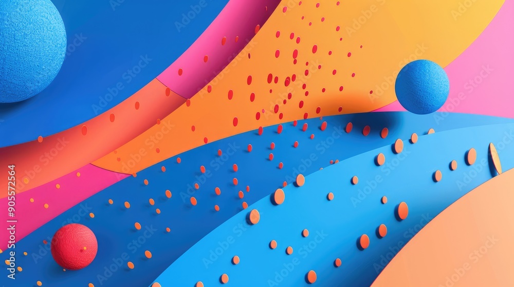 Modern advertisement design with layout data and copy space on a clean ...