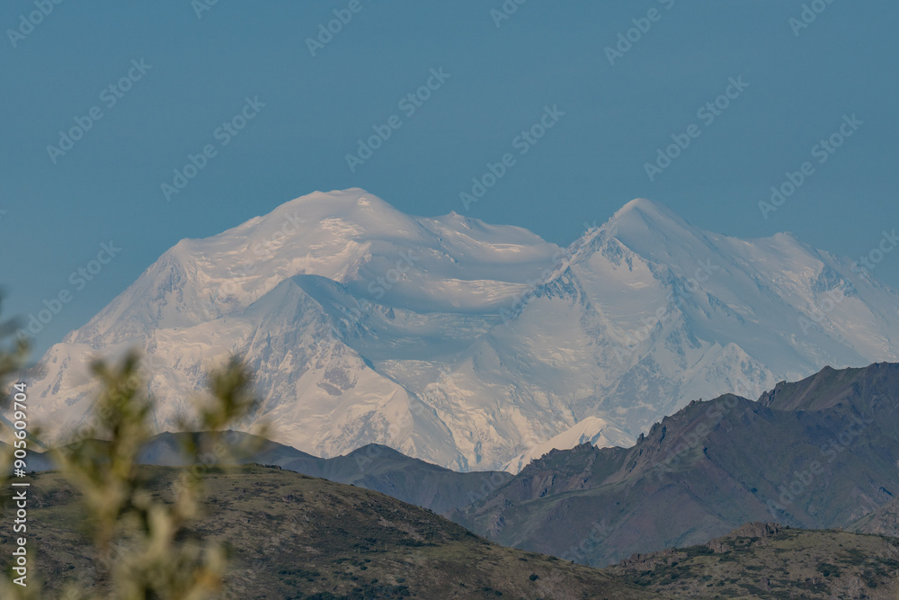 Denali / Mount McKinley is the highest mountain peak in North America ...