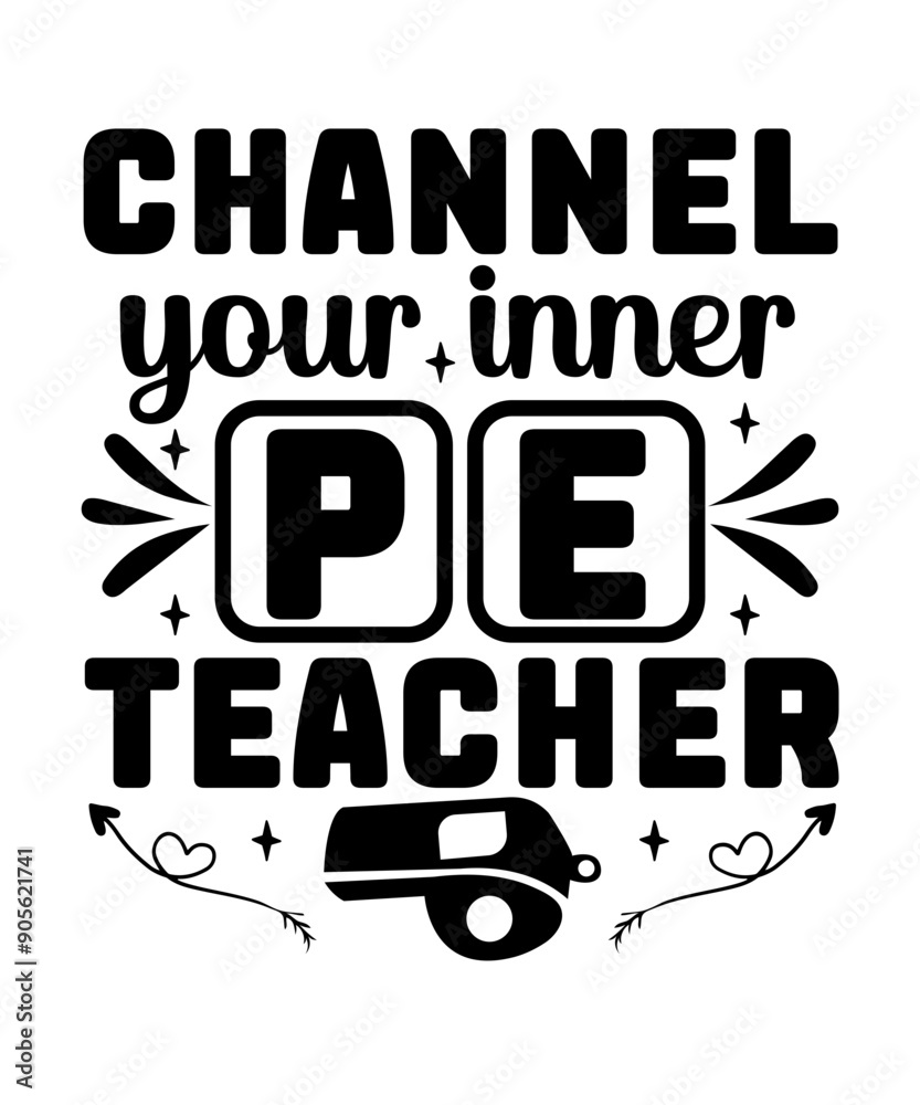 PE Teacher Like A Normal Teacher But Cooler SVG, Funny Teacher SVG ...