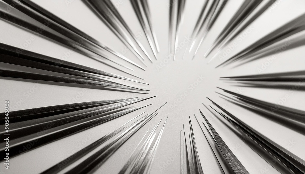 black and white radial lines spped light or light rays comic book style ...