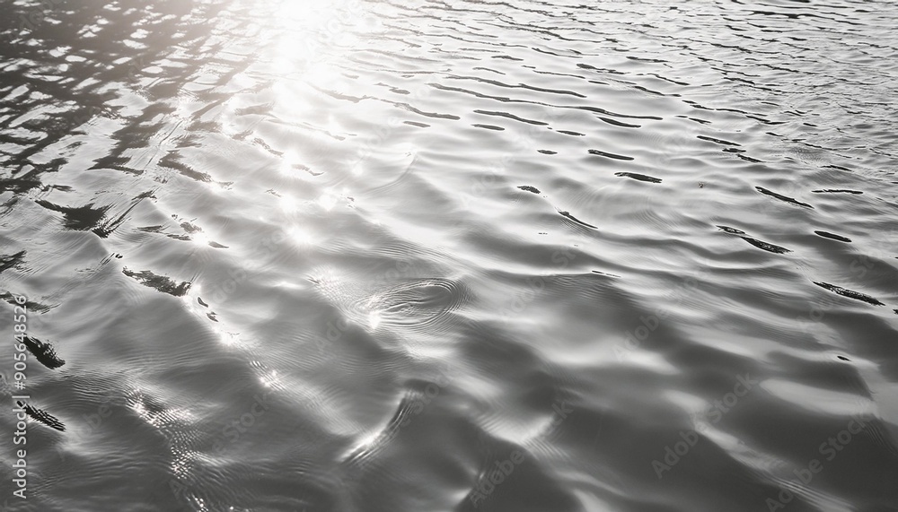 Foto de water texture with sun reflections on the water overlay effect ...