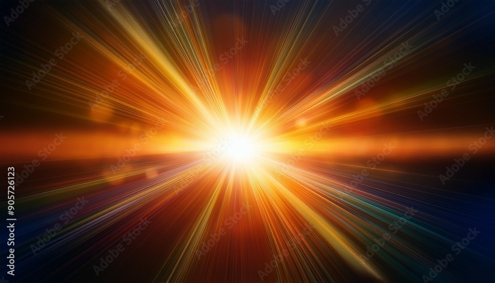 glowing light burst realistic sun rays colorful sun ray glow abstract ...