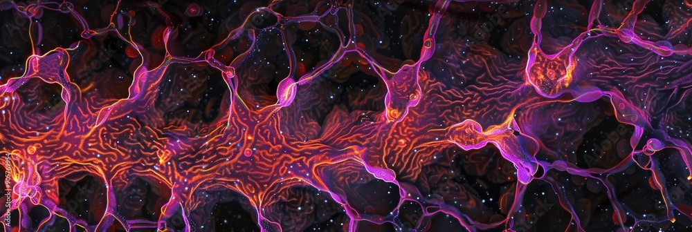 Mouse cerebral cortex section showing oligodendrocytes labeled using ...