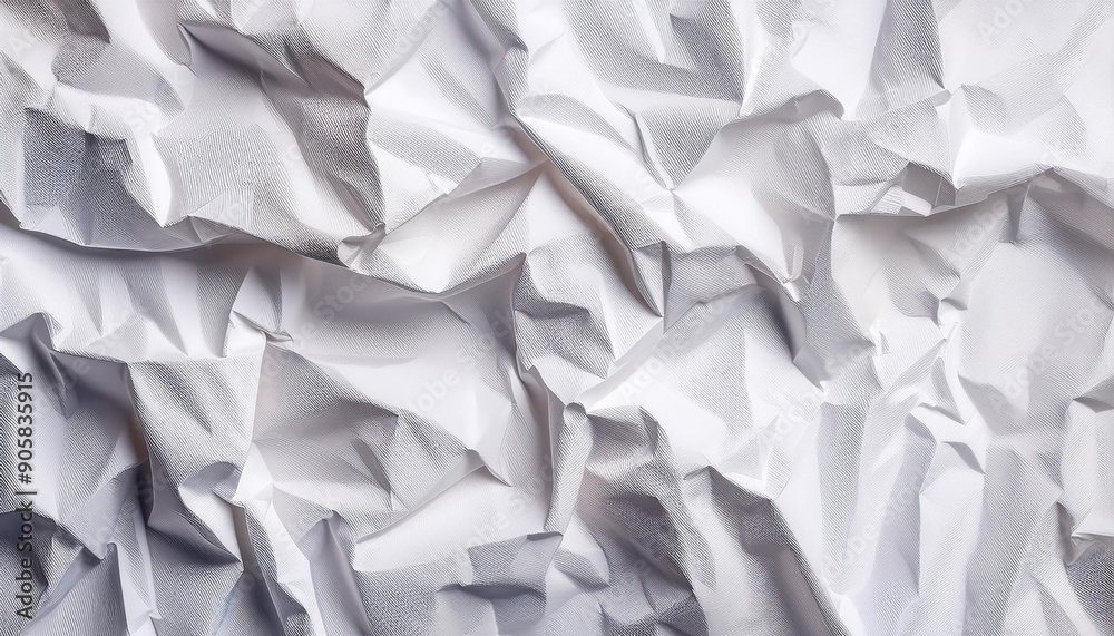 paper texture big sheet of paper wrinkled crumpled with random creases ...
