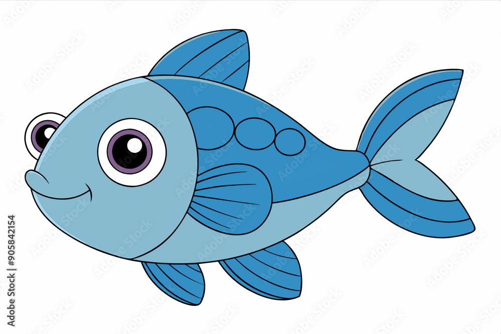 cartoon fish cartoon, cartoon, animal, water, vector, ocean ...