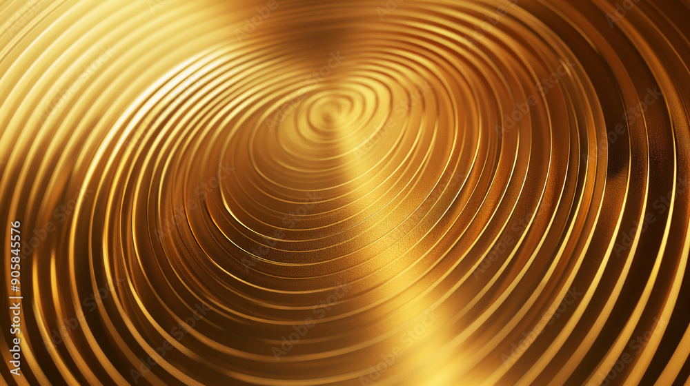 Golden Spiral Abstract: A mesmerizing abstract image of concentric ...