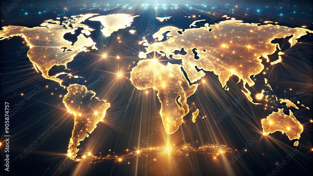 Abstract 2K light map texture with caustics perfect for rendering ...