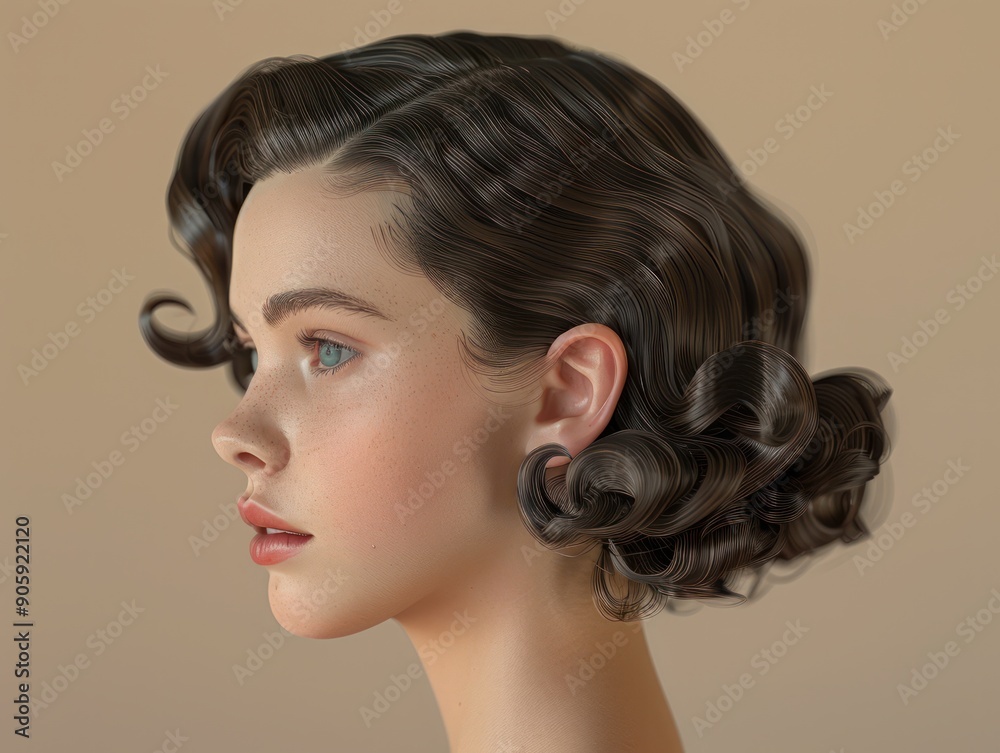 Vintage Hairstyle Inspiration Retro Trim, 1980s-Inspired Classic ...